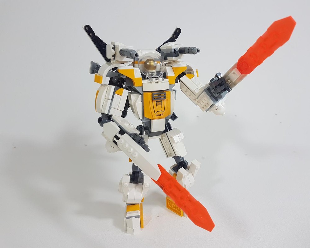 LEGO MOC Space Exploration mech: Robot with Swords by Parzival2045 ...