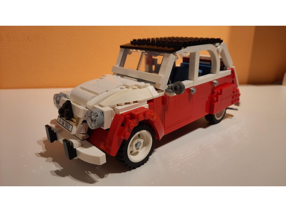 LEGO MOC 10220 Citroën 2CV 6, 1971 Edition by Bl4ckP4nt3r | Rebrickable ...