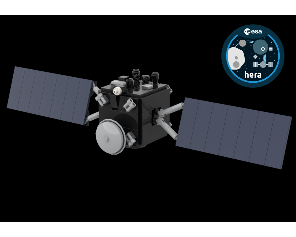 LEGO MOC Hera Spacecraft with Milani and Juventas Cubesats by ...
