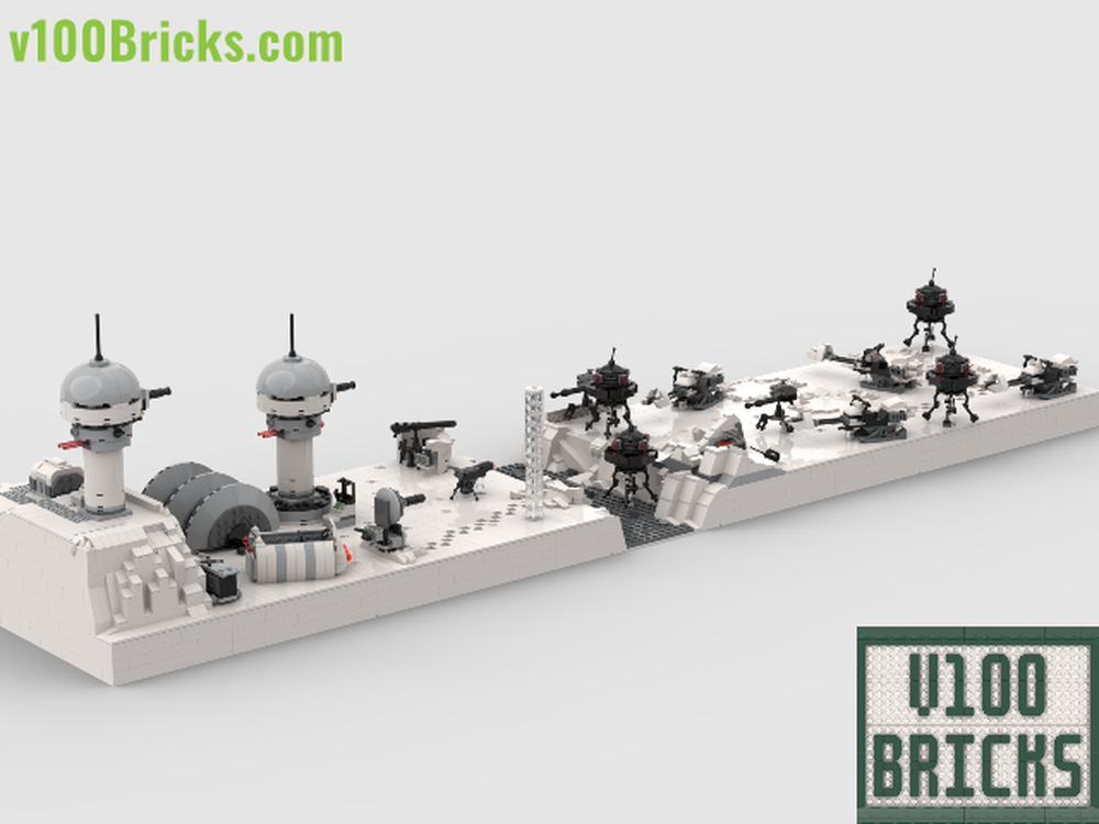 LEGO MOC SW Battle of Hoth by v100Bricks | Rebrickable - Build with LEGO