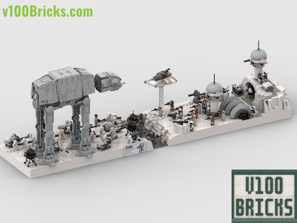 LEGO MOC SW Battle of Hoth by v100Bricks | Rebrickable - Build with LEGO