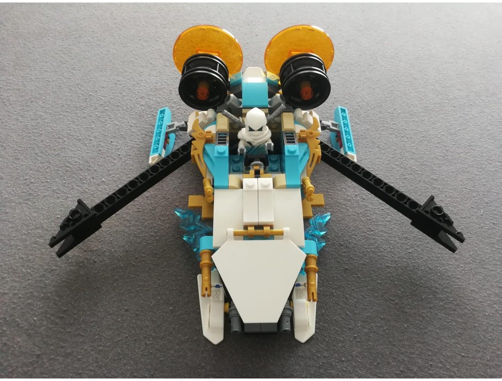 LEGO MOC 71791 mod - Zane's Snowmobile by oki_ebi | Rebrickable - Build ...