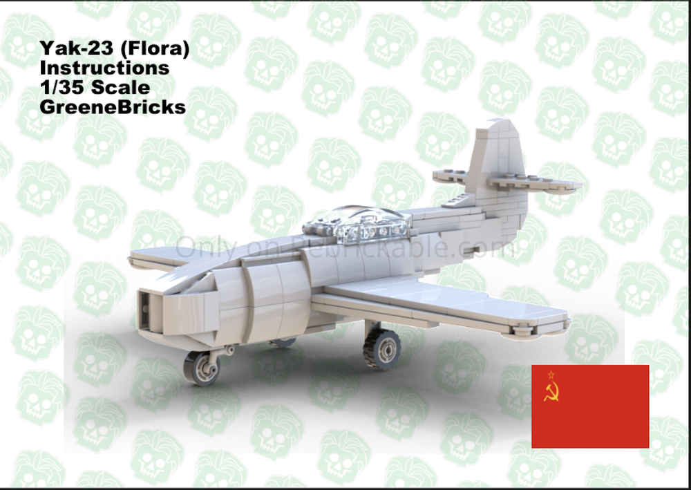 LEGO MOC-197812 Yak-23 by GreeneBricks | Rebrickable - Build with LEGO