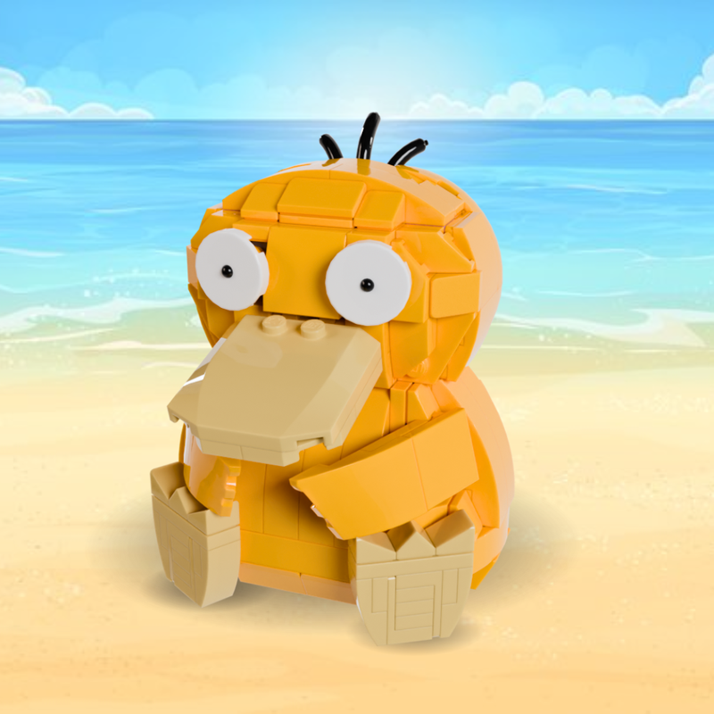 LEGO MOC Psyduck by KraftyKoopa | Rebrickable - Build with LEGO