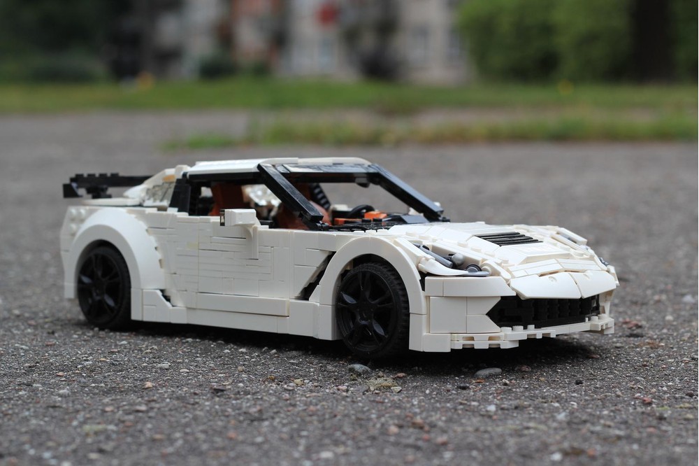 LEGO MOC Chevrolet Corvette Z06 C7 by Rolic | Rebrickable - Build with LEGO