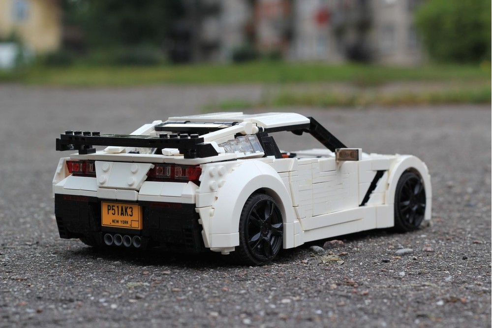 LEGO MOC Chevrolet Corvette Z06 C7 by Rolic | Rebrickable - Build with LEGO
