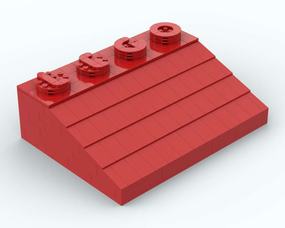 LEGO MOC UPSCALE: Slope 33° 3x4 by Andreas_Eldh | Rebrickable - Build ...