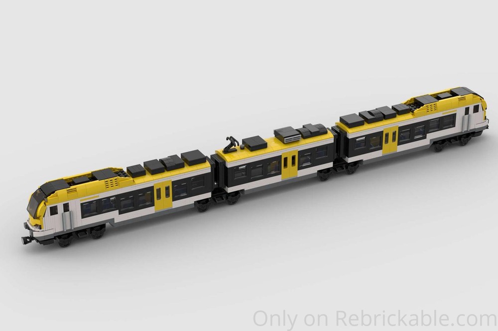 LEGO MOC-197849 Stadler Flirt 3 by sava13 | Rebrickable - Build with LEGO
