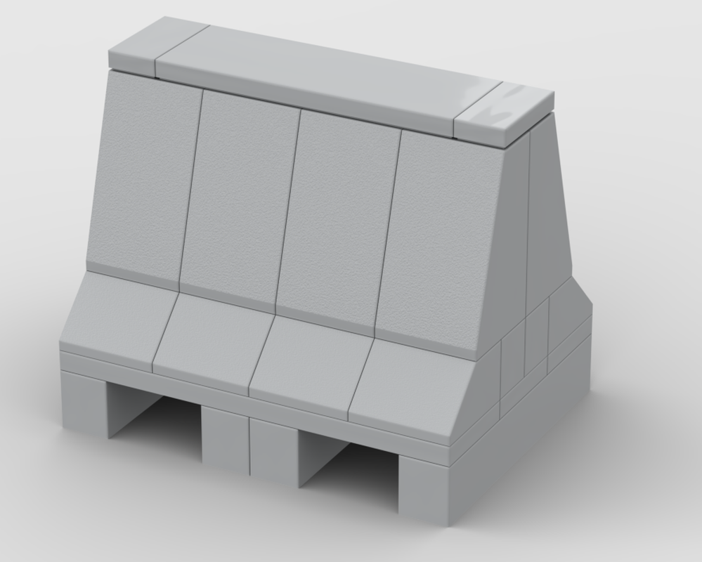 LEGO MOC Jersey barrier / road barrier by jezza transport | Rebrickable ...