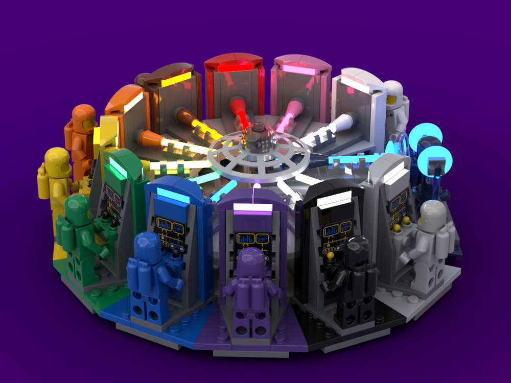 LEGO MOC Classic Arcade Spacemen by Ptchnk | Rebrickable - Build with LEGO