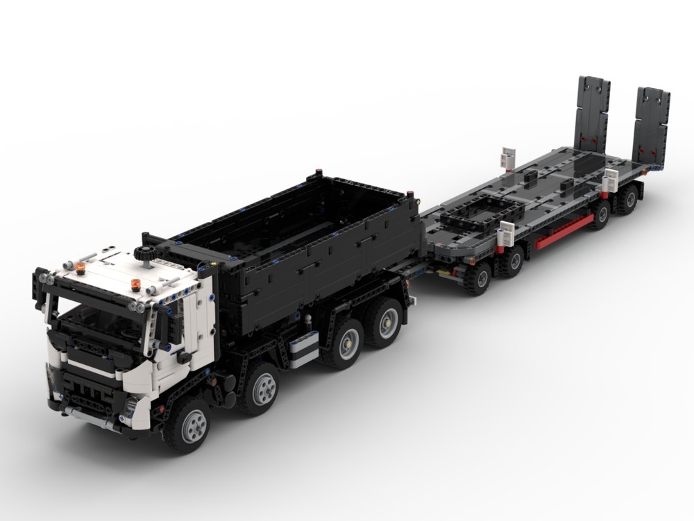 LEGO MOC Volvo FMX Truck and trailer (42175 Mod) by technicprojects ...