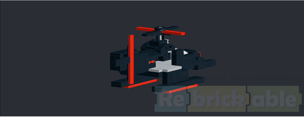 LEGO MOC Helicopter by Creative B | Rebrickable - Build with LEGO