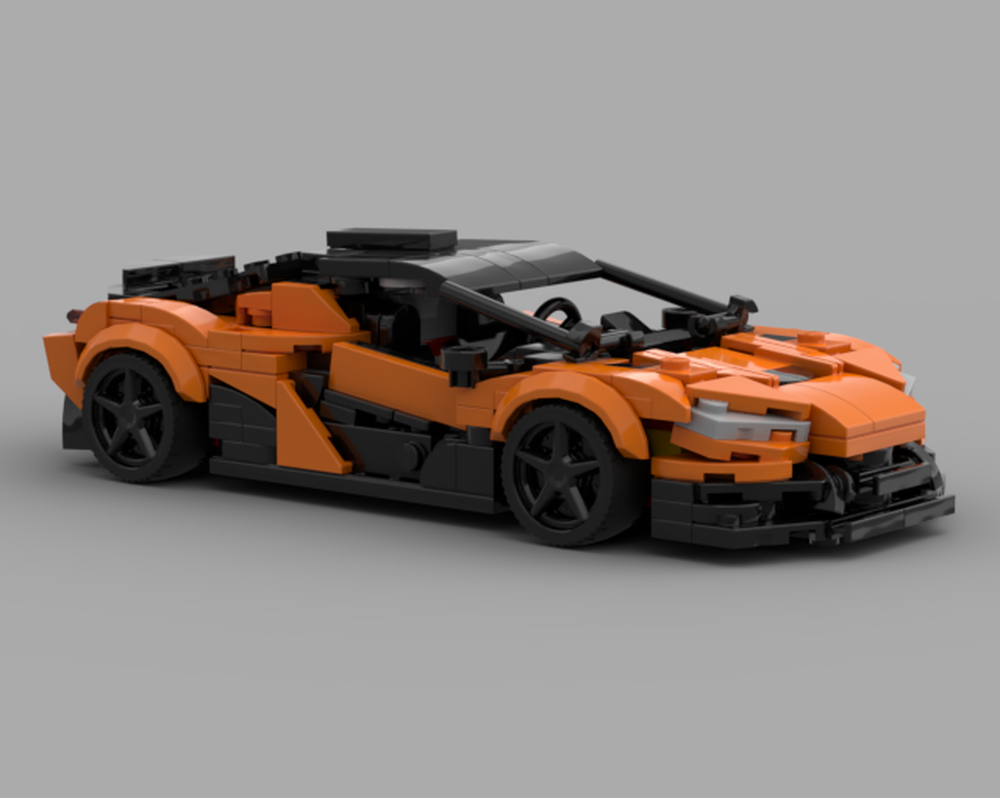 Lego Moc Mclaren W1 By Thecarmoccer Rebrickable Build With Lego