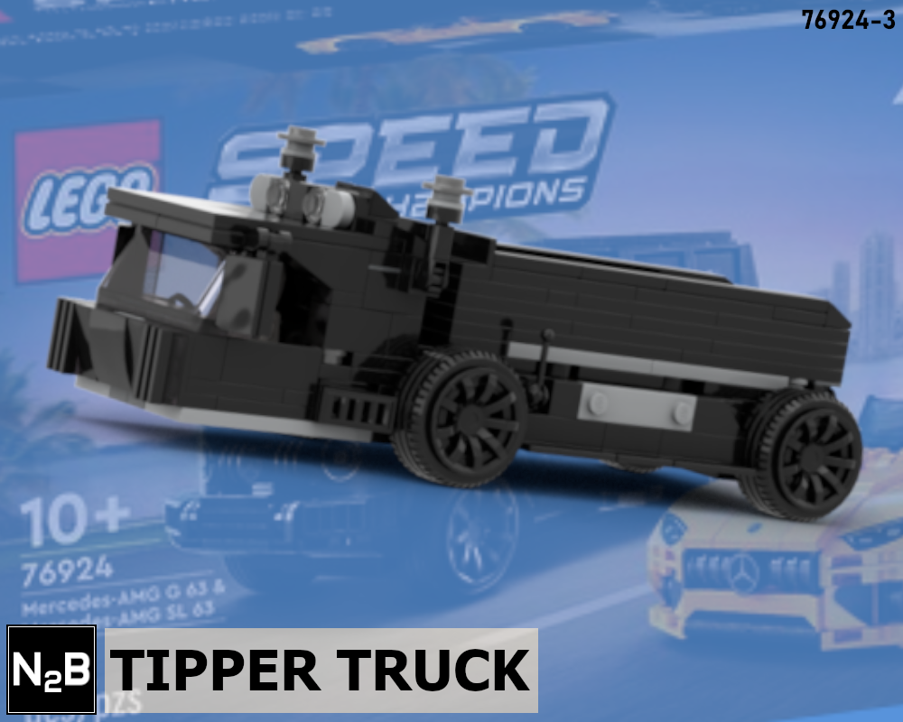 LEGO MOC 76924-3 Tipper Truck by n2brick | Rebrickable - Build with LEGO