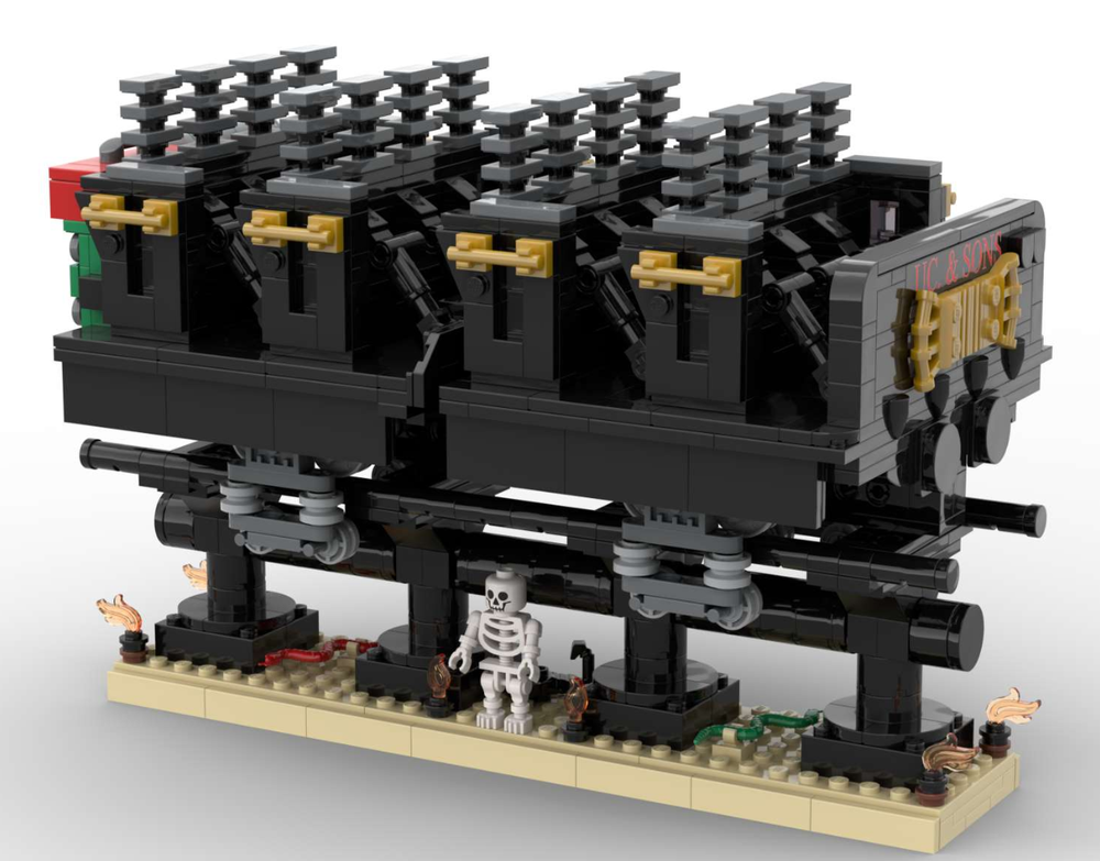 LEGO MOC ROLLERCOASTER - REVENGE of the MUMMY - Universal Studios ...