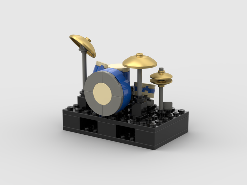 LEGO MOC Drum kit by David Frayne | Rebrickable - Build with LEGO