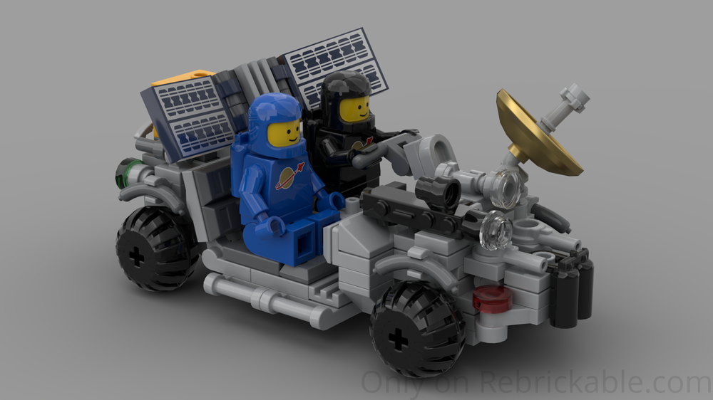 LEGO MOC Classic Space lunar rover by Mobilox Studios | Rebrickable ...