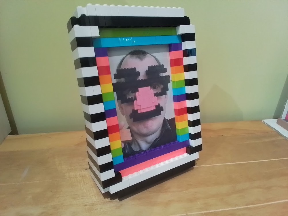 LEGO MOC-197949 Photo Frame by DoesTheBrick | Rebrickable - Build with LEGO