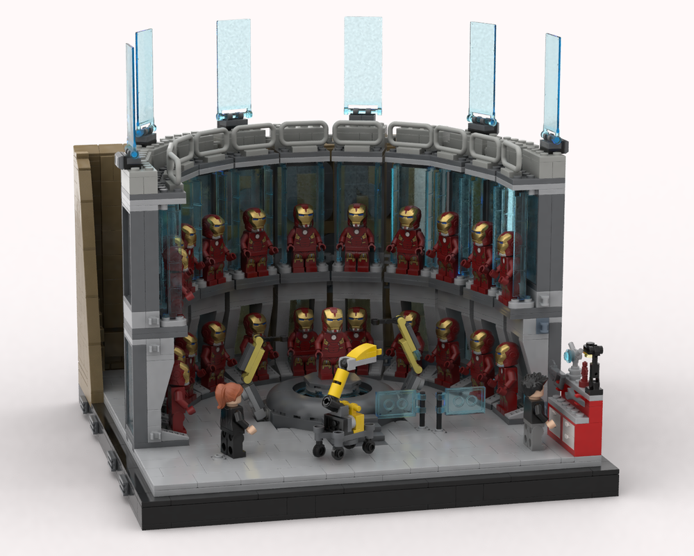 LEGO MOC Iron Man Armory by LucasSube | Rebrickable - Build with LEGO