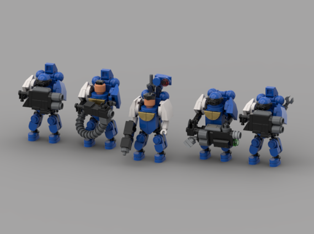 LEGO MOC Devastator squad ULTRAMARINES by thelegowolfpack | Rebrickable ...