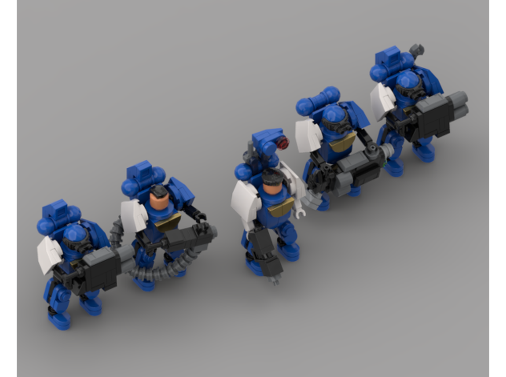 Lego Moc Devastator Squad Ultramarines By Thelegowolfpack Rebrickable