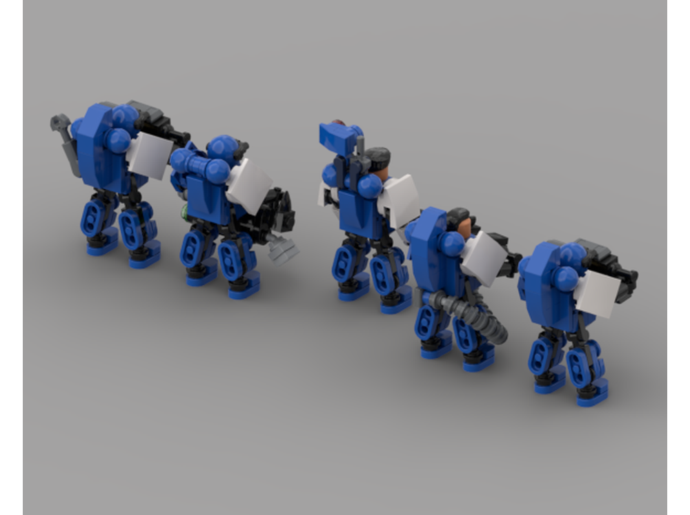Lego Moc Devastator Squad Ultramarines By Thelegowolfpack Rebrickable