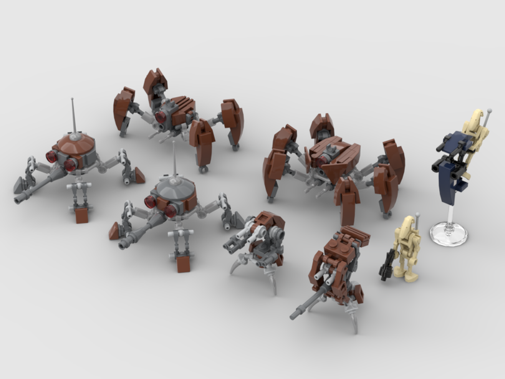 LEGO MOC-197965 Separatist droids - minifig scale by Baggins_Bricks ...