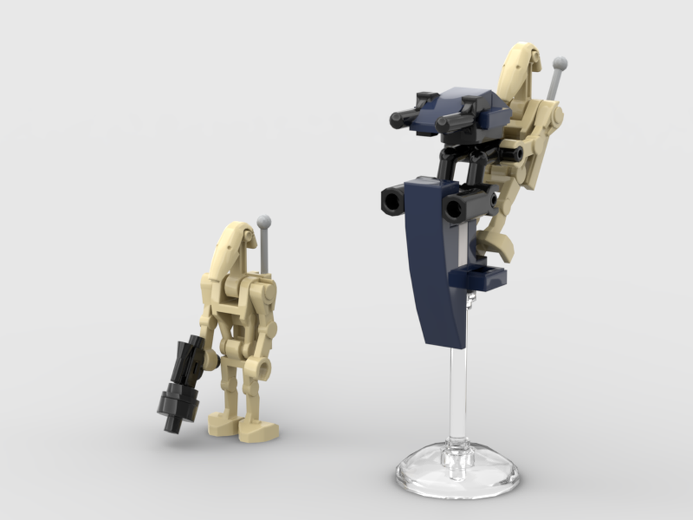Lego Moc Separatist Droids Minifig Scale By Bagginsbricks