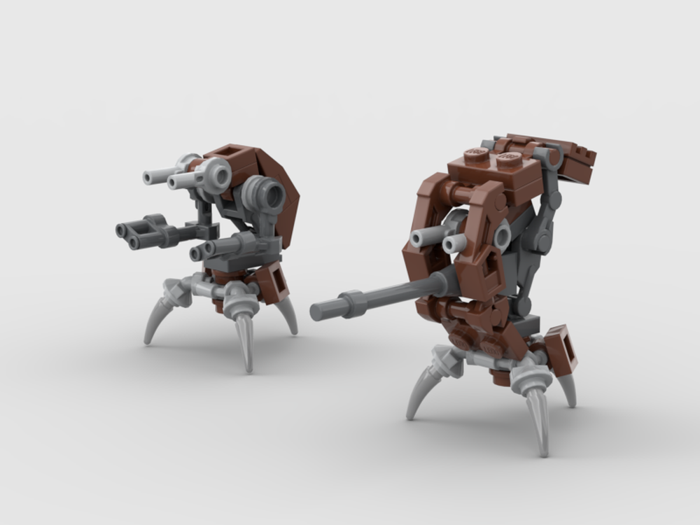 Lego Moc Separatist Droids Minifig Scale By Bagginsbricks