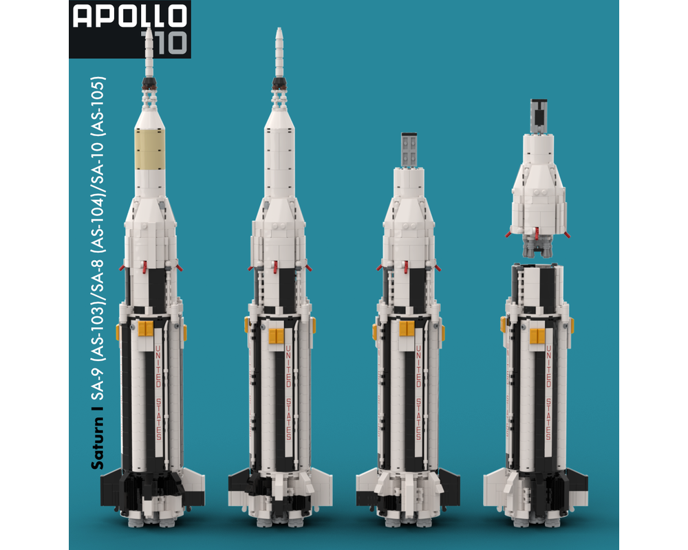 LEGO MOC Saturn I Ultimate Collection [1:110 scale] by Apollo_110 ...
