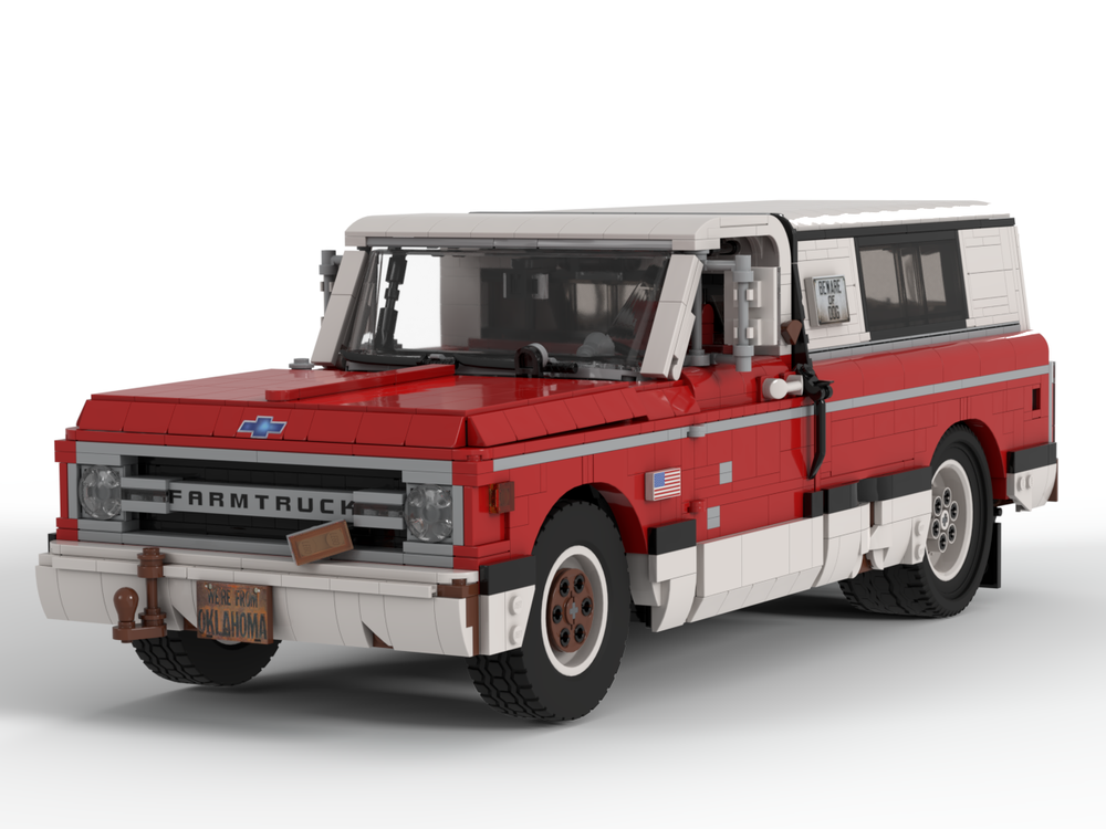 LEGO MOC Farmtruck by Linse | Rebrickable - Build with LEGO