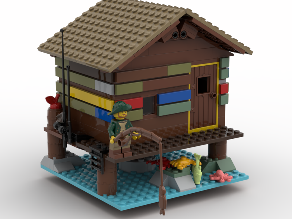 LEGO MOC Fishing Hut by Mlong1013 | Rebrickable - Build with LEGO