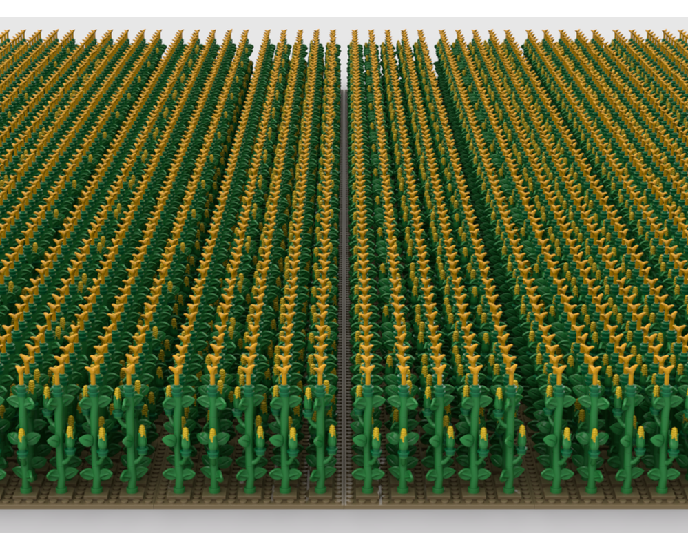 LEGO MOC Farm Field Crops by BrickMind | Rebrickable - Build with LEGO