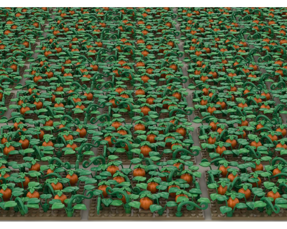 LEGO MOC Farm Field Crops by BrickMind | Rebrickable - Build with LEGO