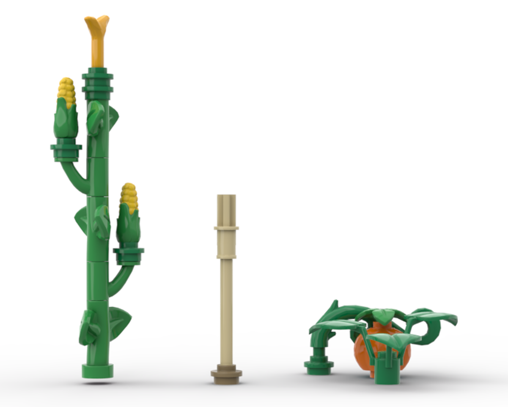 LEGO MOC Farm Field Crops by BrickMind | Rebrickable - Build with LEGO