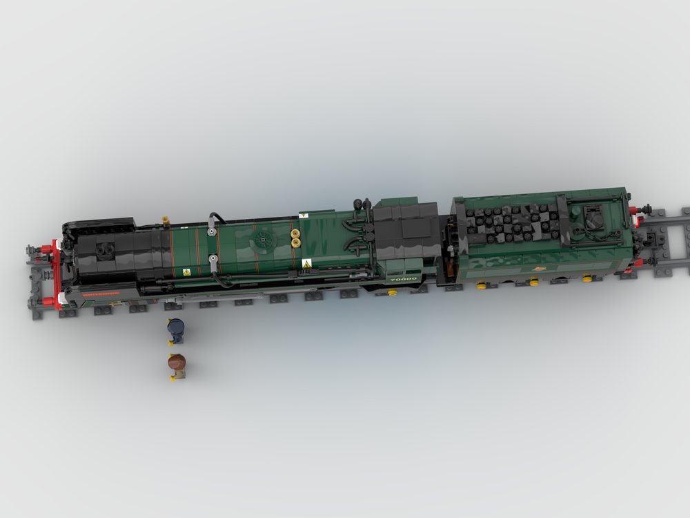 Lego Moc British Rail Standard Class 7 Locomotive By Jpcreations