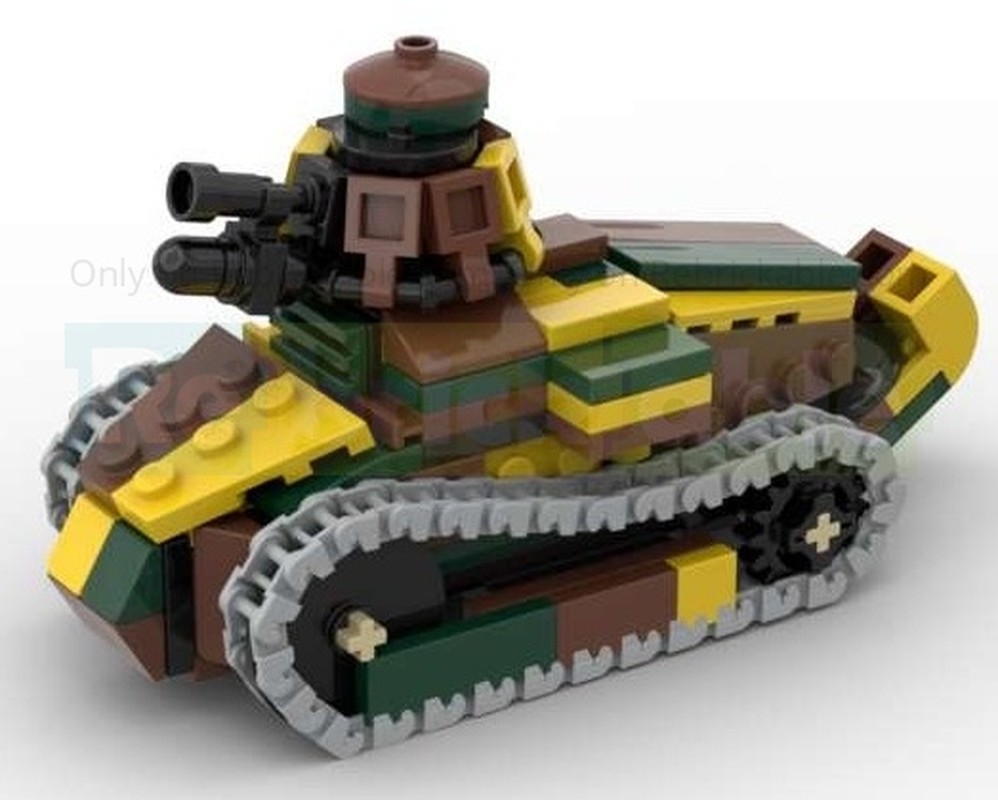 LEGO MOC-197999 Renault FT-17 Tankette by Brick Industries ...