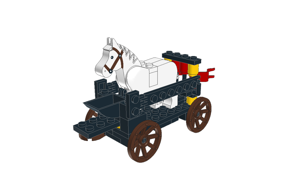 LEGO MOC 6039 Horse Trailer by julien1001 | Rebrickable - Build with LEGO