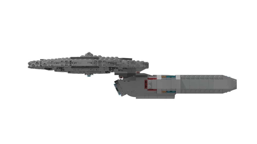 LEGO MOC Renaissance-Class Starship USS Aries by LegendAJ | Rebrickable ...