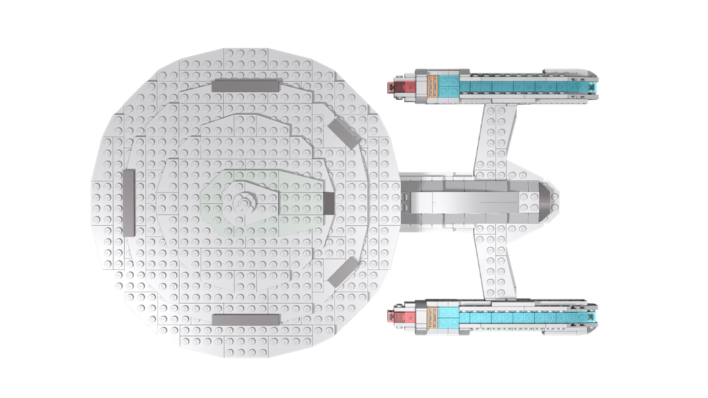LEGO MOC Renaissance-Class Starship USS Aries by LegendAJ | Rebrickable ...