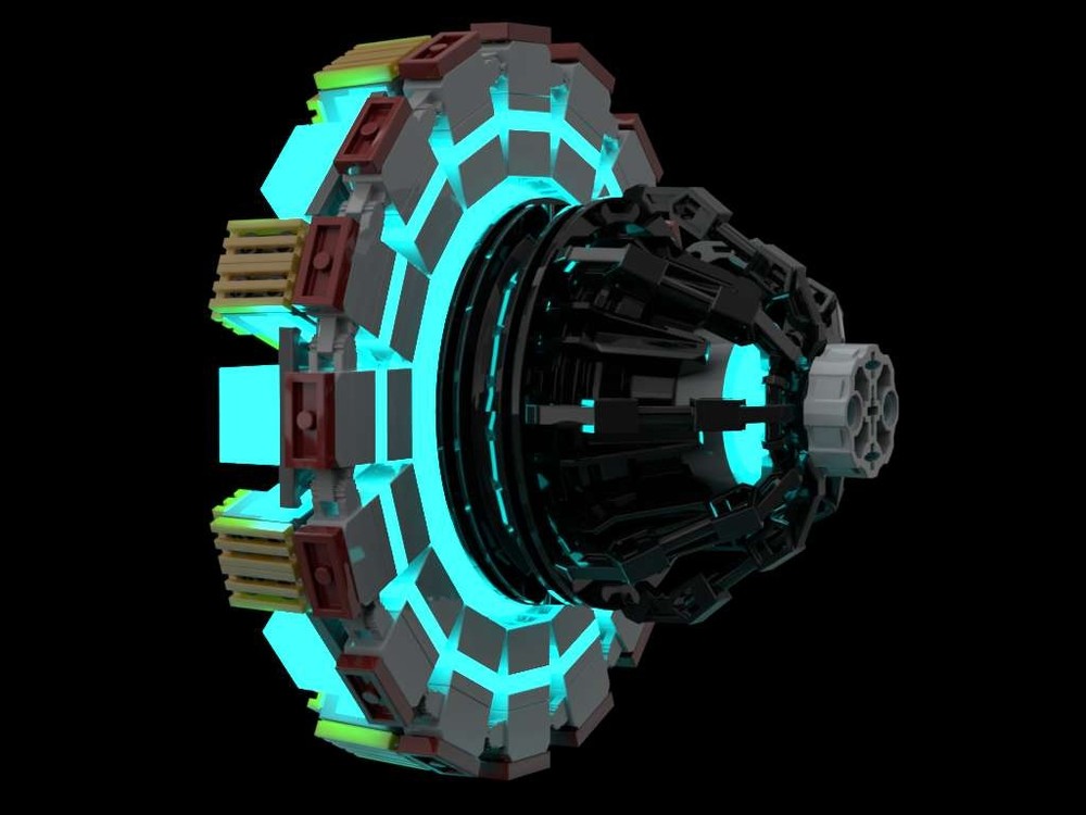 Lego Moc Iron Man Arc Reactor V1hulkbuster Version By Phoenixbricks