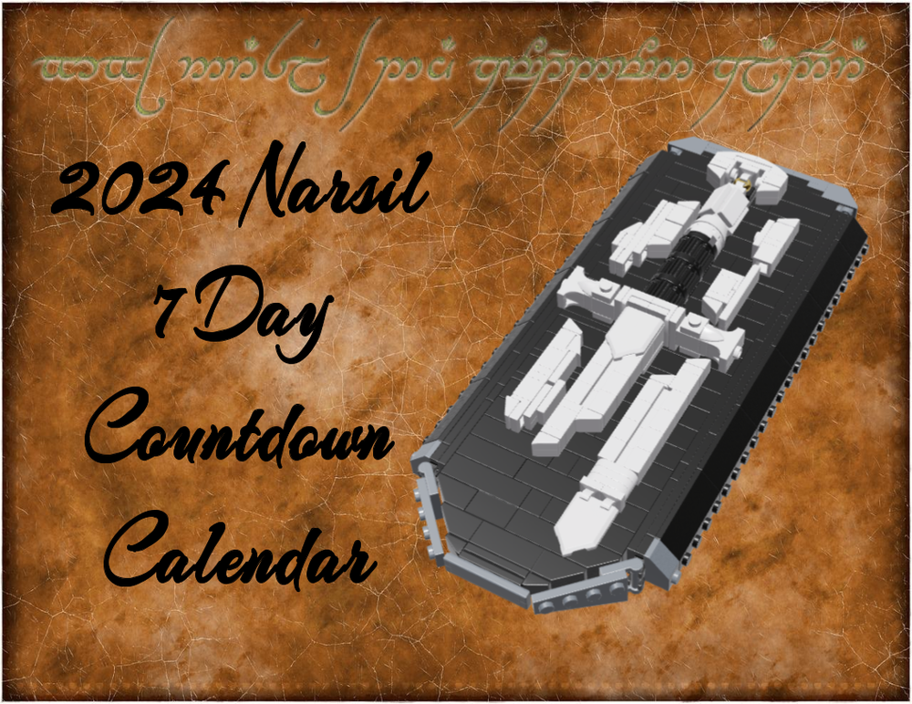 LEGO MOC-198043 2024 Narsil 7 Day Countdown Calendar by bentbliley ...
