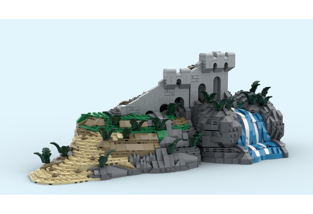 Lego Moc Lion Knights Castle Base Upgrade Open Castle Design By