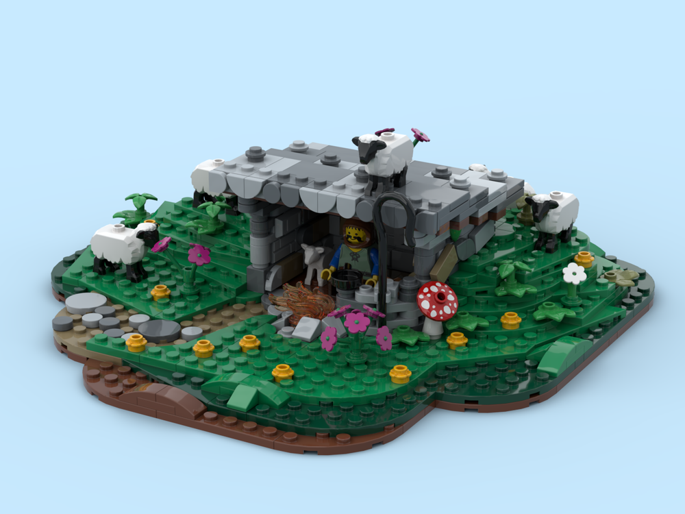 LEGO MOC Shepherd's Shelter by tingdrason | Rebrickable - Build with LEGO