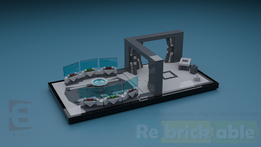 LEGO MOC Survival Aboard the Venator- Control Room + Hallway Junction ...