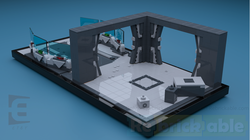 LEGO MOC Survival Aboard the Venator- Control Room + Hallway Junction ...