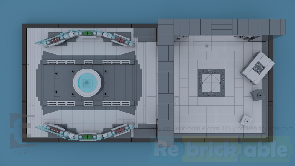 LEGO MOC Survival Aboard the Venator- Control Room + Hallway Junction ...