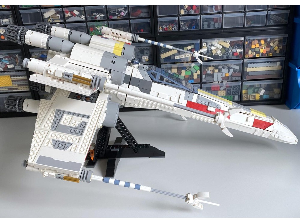 LEGO MOC UCS X-Wing Upgrade (75355 Mod) by Gremder23 | Rebrickable - Build with LEGO