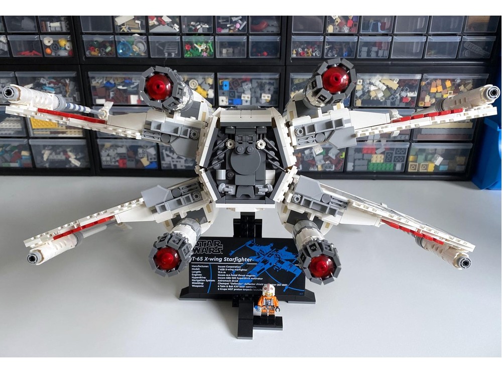 Lego Moc Ucs X Wing Upgrade 75355 Mod By Gremder23 Rebrickable