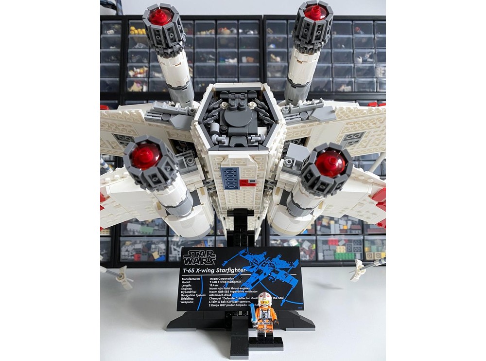 LEGO MOC UCS X-Wing Upgrade (75355 Mod) by Gremder23 | Rebrickable - Build with LEGO